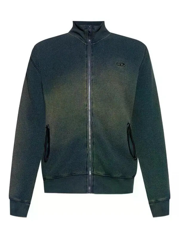 DIESEL® Waffle-knit Cardigan