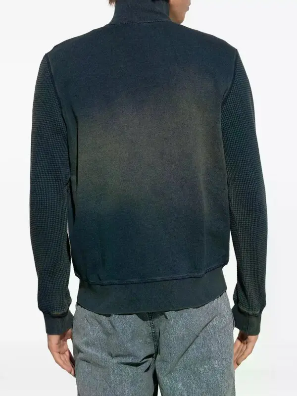 DIESEL® Waffle-knit Cardigan