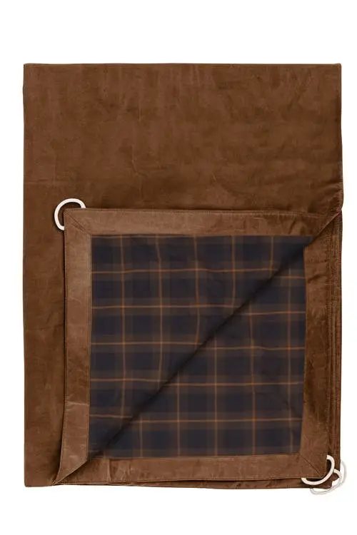 AMUNDSEN SPORTS Field Blanket - Hunter Brown Checks