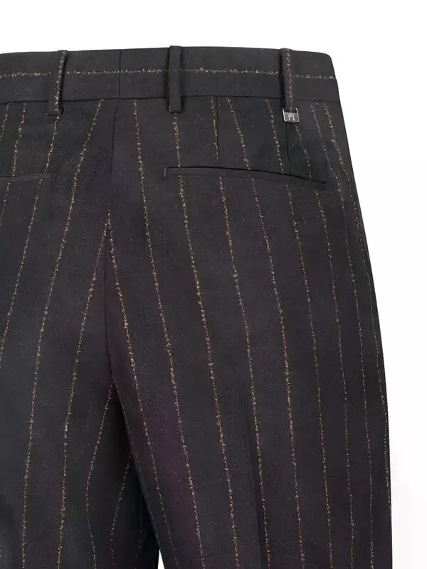 PT TORINO Quindici Striped Trousers