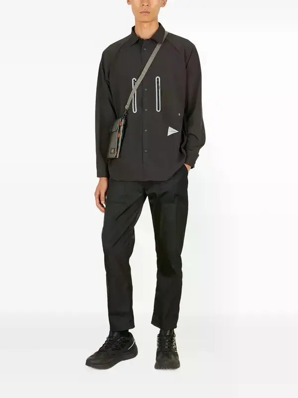 AND WANDER Zip-pocket Shirt