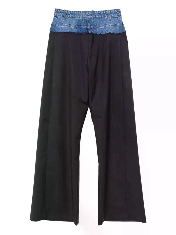 LITKOVSKA Pinstripe Panelled Trousers
