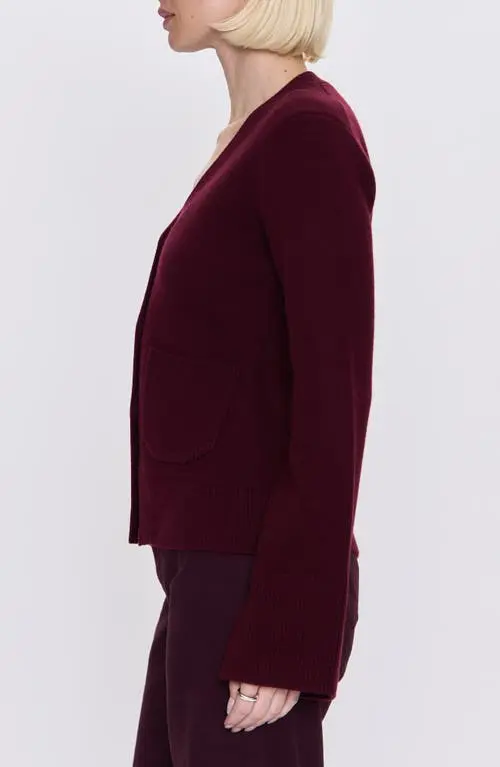 PISTOLA Aeron V-neck Cardigan - Claret
