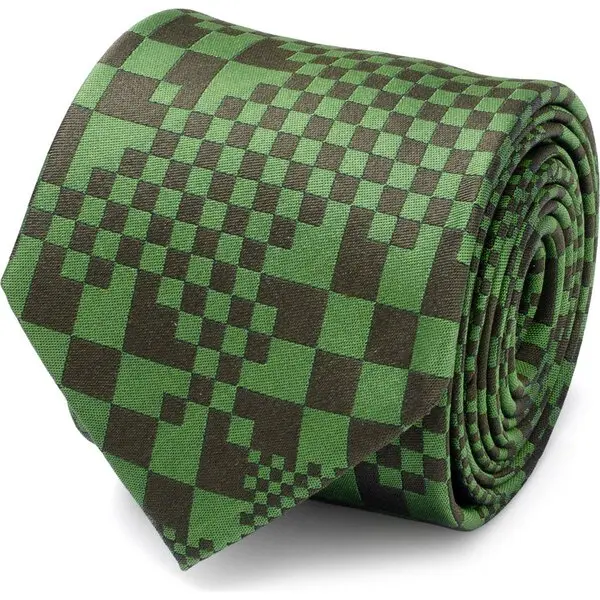 CUFFLINKS, INC. Creeper Silk Neck Tie - Green