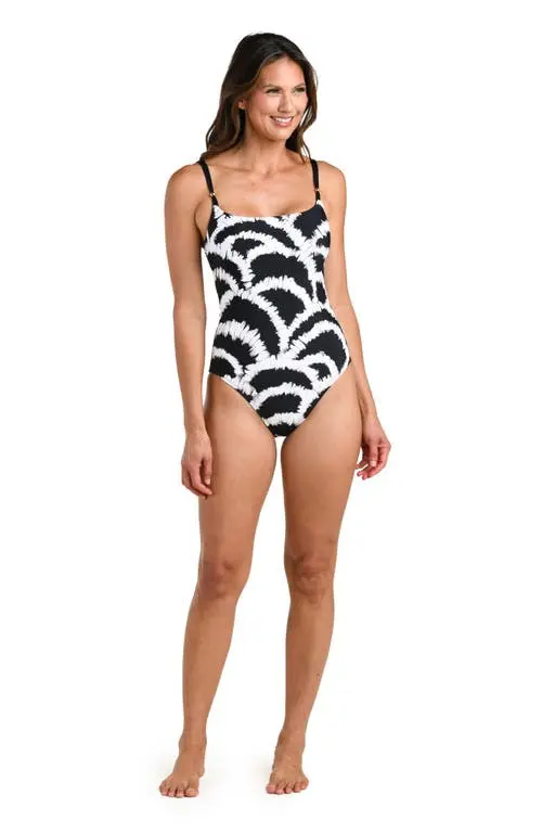 La Blanca Shadows Lingerie One-piece Swimsuit