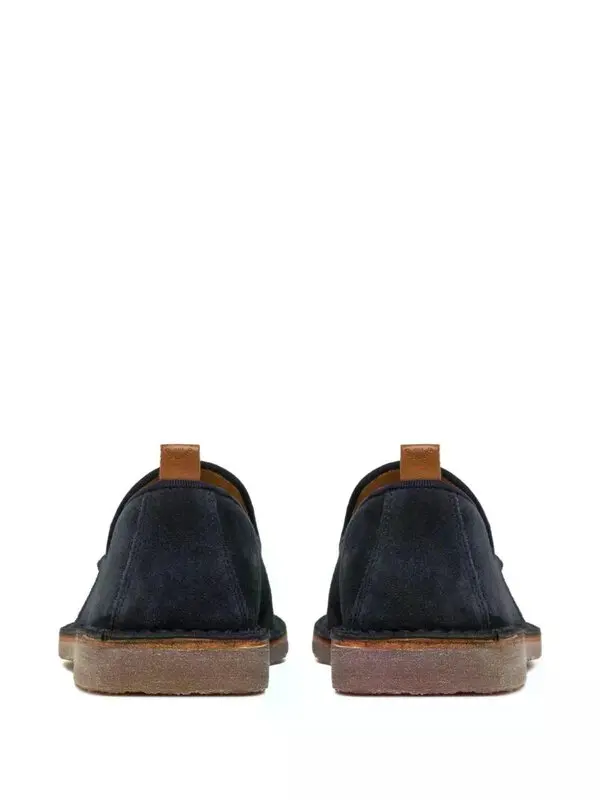 BUTTERO® Suede Stitching Loafers - Blue
