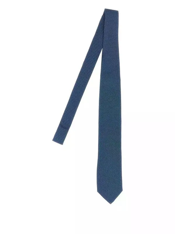Pal Zileri Patterned Neck Tie - Blue