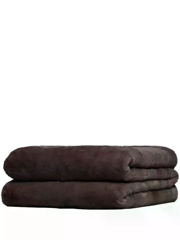 Apparis Dino Brady Faux Fur Throw - Brown