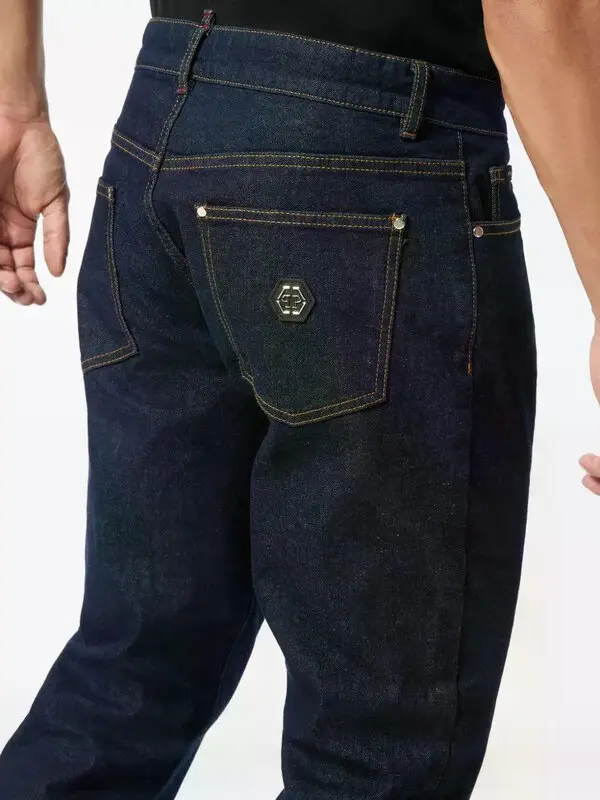 Philipp Plein Logo-plaque Jeans