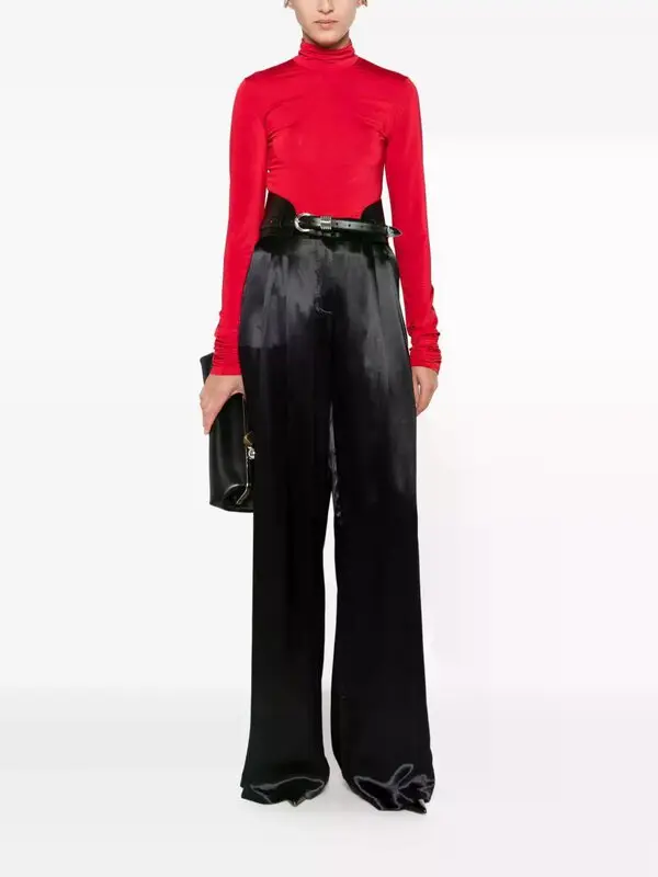 Andamane Long-sleeve Roll-neck Body - Red