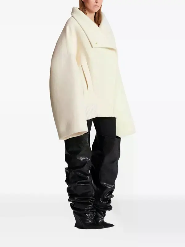Balmain High-neck Coat