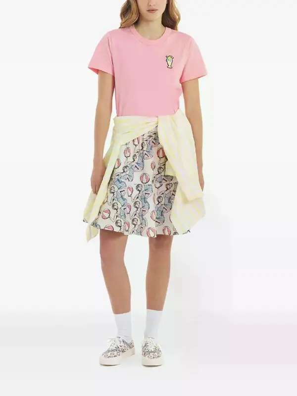 Maison Kitsuné Printed Cotton Skirt