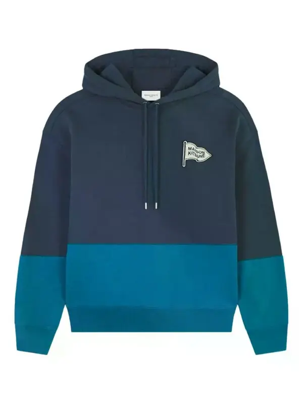 Maison Kitsuné Logo-patch Hoodie