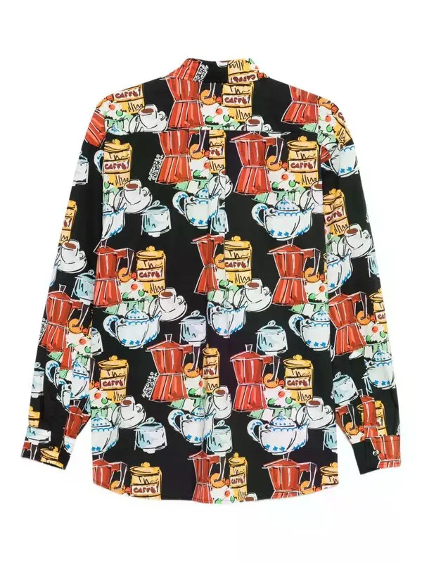 ALESSANDRO ENRIQUEZ Graphic-print Shirt - Black