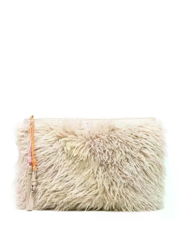 TWINSET Wrist-strap Clutch - Neutrals