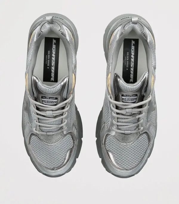 GOLDEN GOOSE Light Star Sneakers - Silver