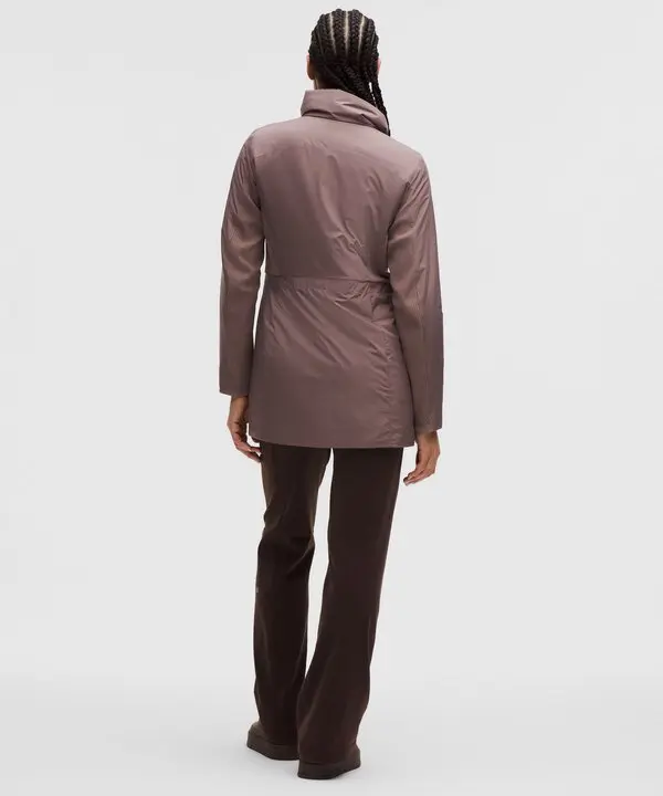 Lululemon Sleek City Long Jacket - Twig/brown Earth
