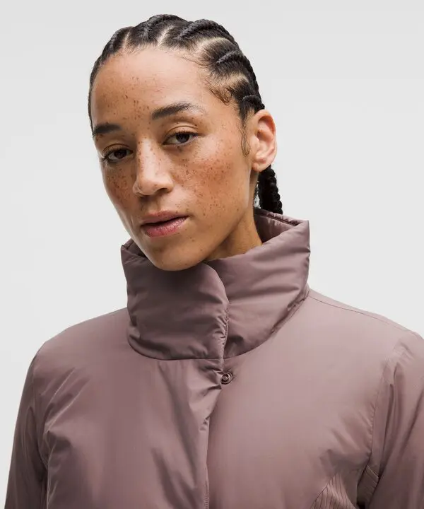 Lululemon Sleek City Long Jacket - Twig/brown Earth