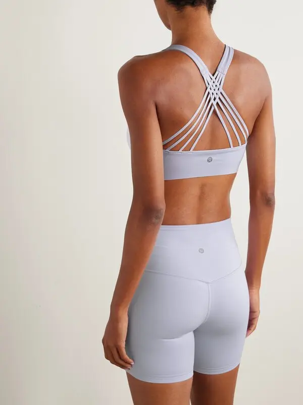 Lululemon Flexyflex Strappy Yoga Bra Light Support - Blue