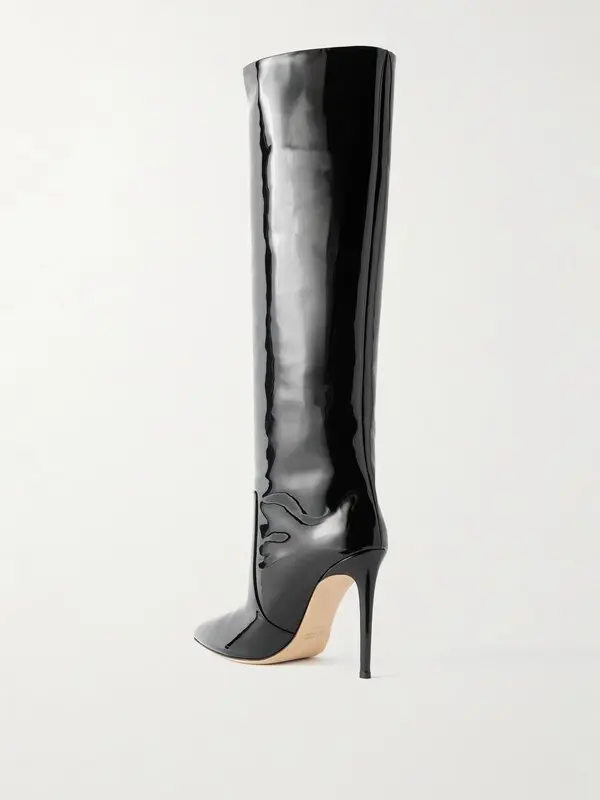 Paris Texas 105 Patent-leather Knee Boots