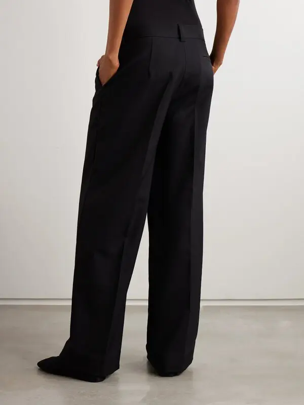 Calvin Klein Simone Wool Wide-leg Trousers