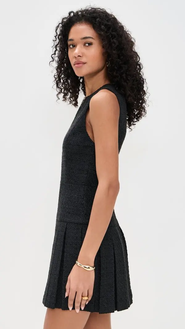Alice + Olivia Ellis Box Pleat Mini Dress
