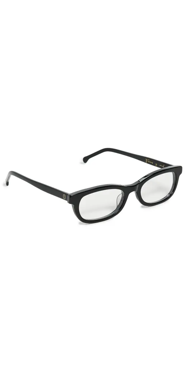HEAVEN MAYHEM Rectangle Frame Eyeglasses - Black & Clear