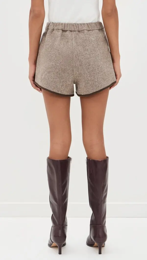 Line & Dot Ingrid Tweed Shorts