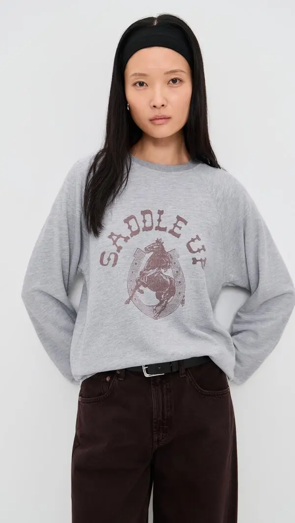 The Original Retro Brand Saddle Up Graphic Sweatshirt