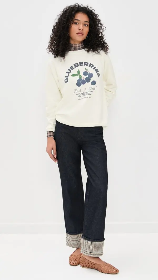 The Original Retro Brand Blueberries Graphic Sweatshirt
