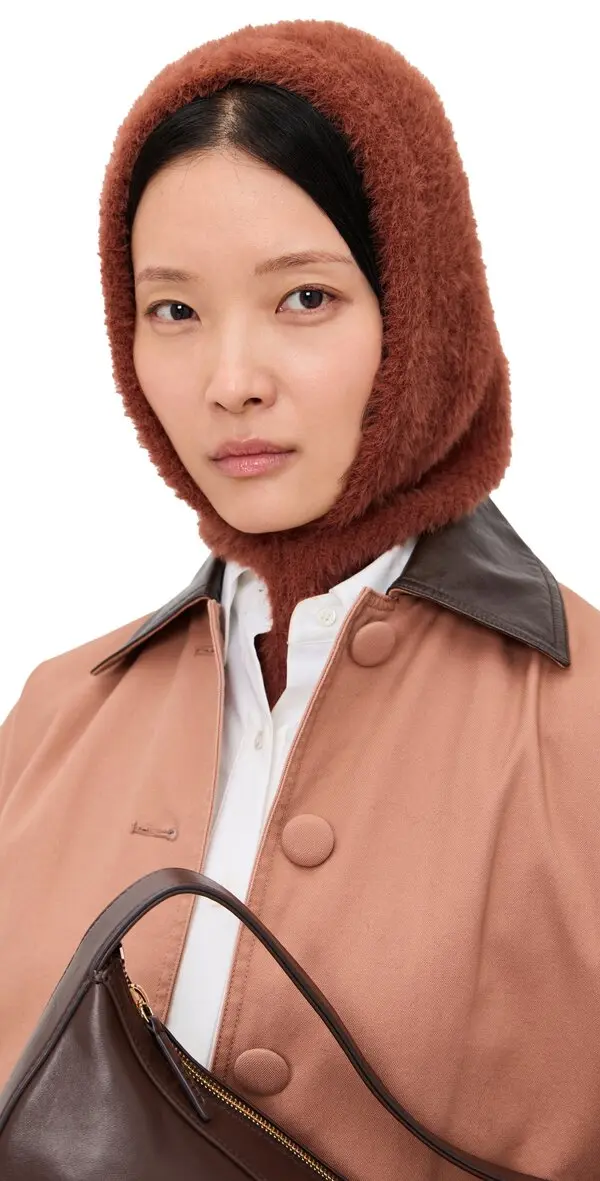 Jocelyn Knit Balaclava - Chestnut