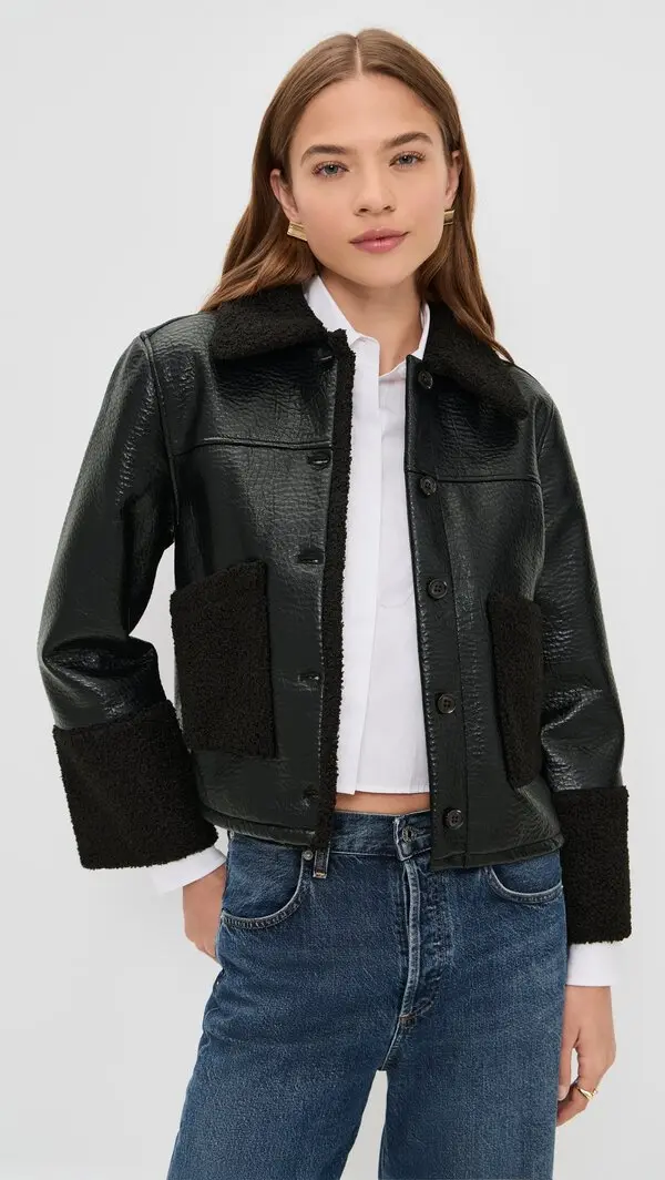 Rails Dria Faux Leather Jacket