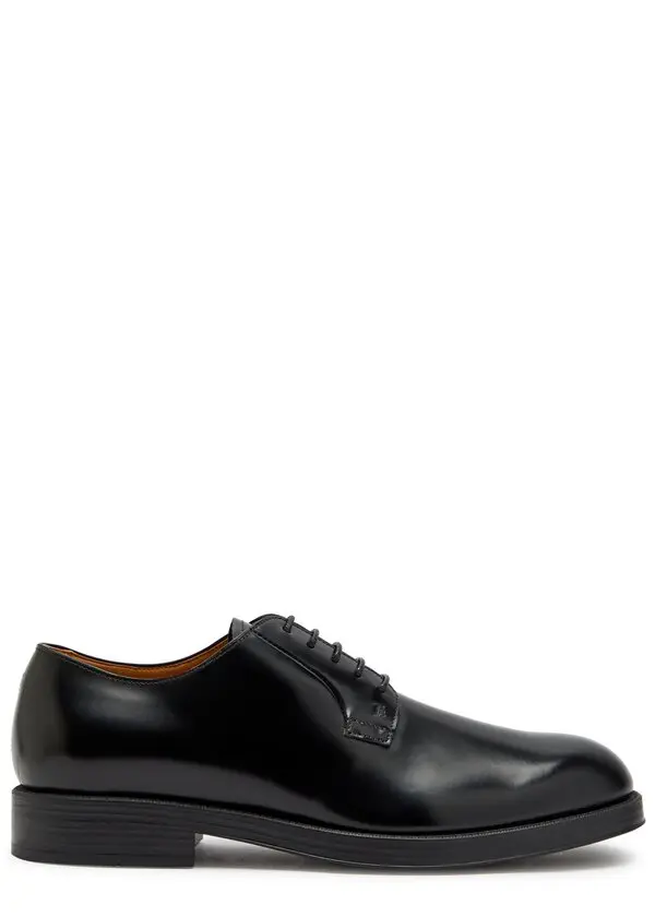 TOD'S Lace-up Leather Derby Shoes - Black