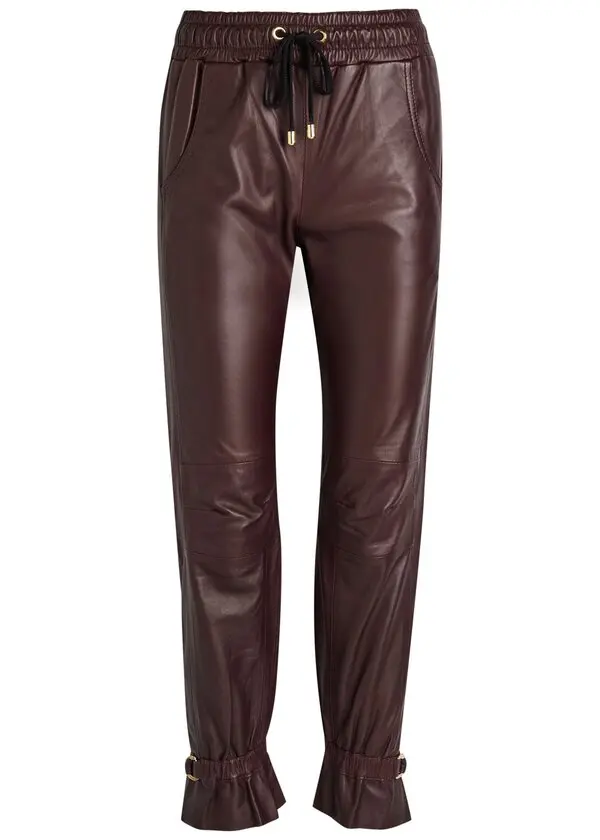 SKIIM Gaby Leather Trousers