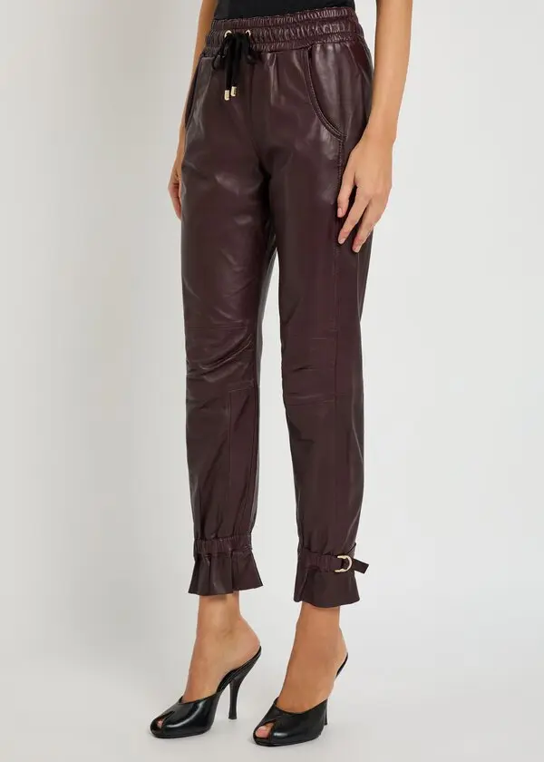 SKIIM Gaby Leather Trousers