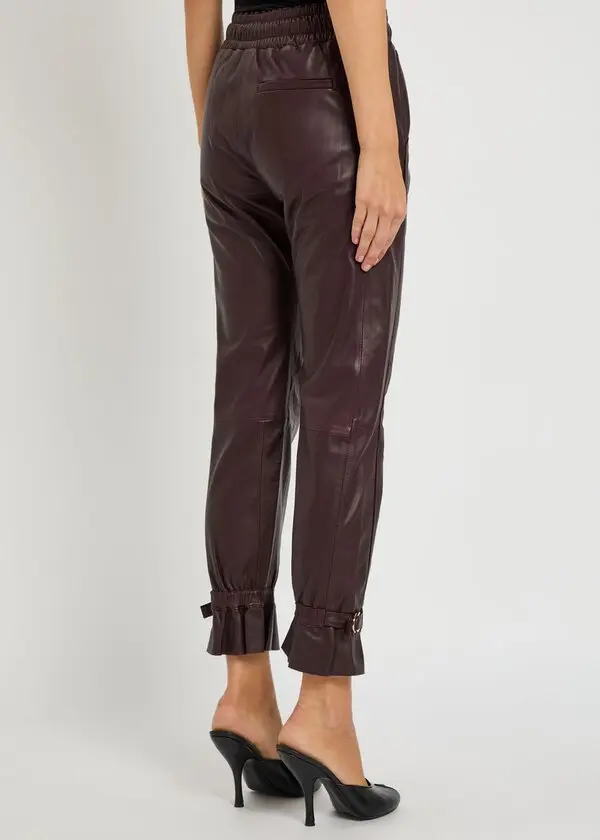 SKIIM Gaby Leather Trousers