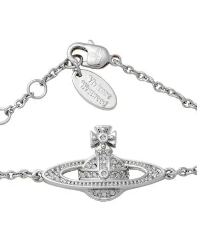VIVIENNE WESTWOOD Mini Bas Relief Chain Bracelet Brass