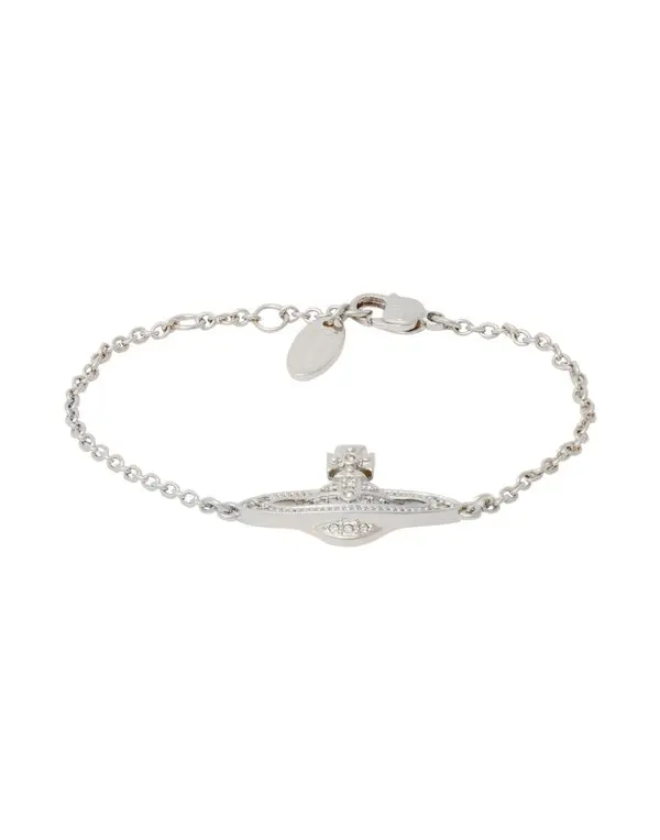 VIVIENNE WESTWOOD Mini Bas Relief Chain Bracelet Brass
