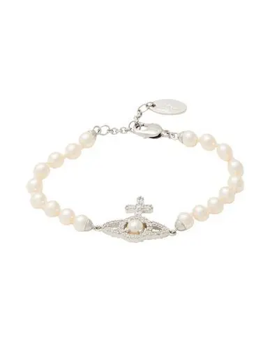 VIVIENNE WESTWOOD Olympia Pearl Bracelet - Silver