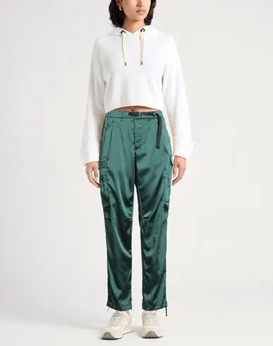 WHITE SAND Satin Cargo Pants