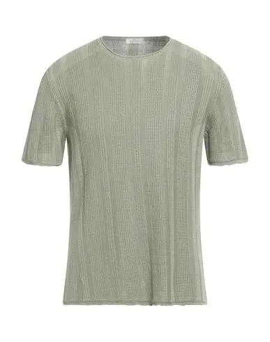 PANICALE Linen Knit Short Sleeve Sweater