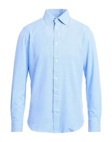 Scotch & Soda Shirt Size Polyester, Elastane - Azure