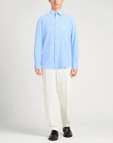 Scotch & Soda Shirt Size Polyester, Elastane - Azure