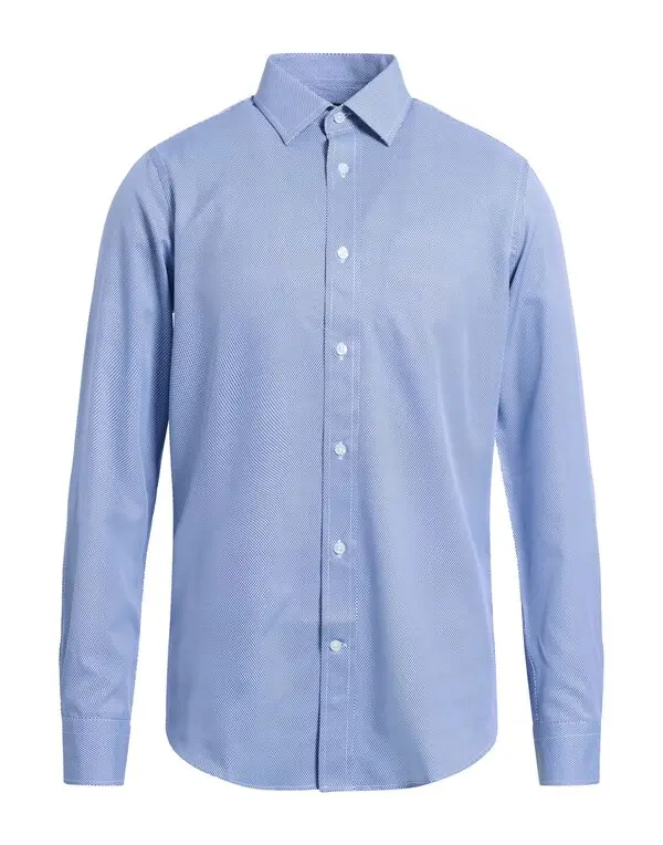 Scotch & Soda Shirt Size Polyester, Elastane - Navy