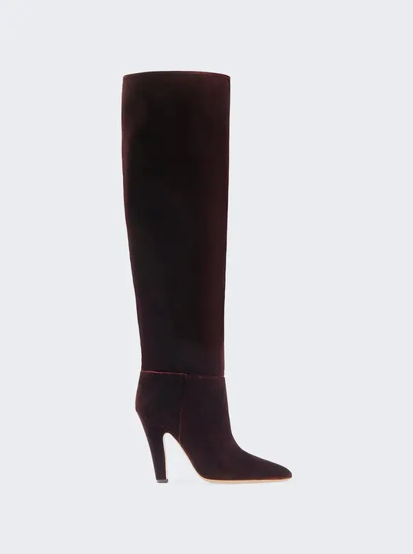 Paris Texas Elsa Velvet Boots