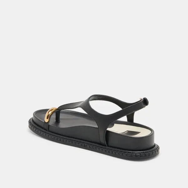 DOLCEVITA Stefan Sandals - Black Leather