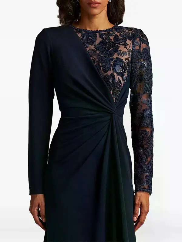 Tadashi Shoji Floral-lace Maxi Dress