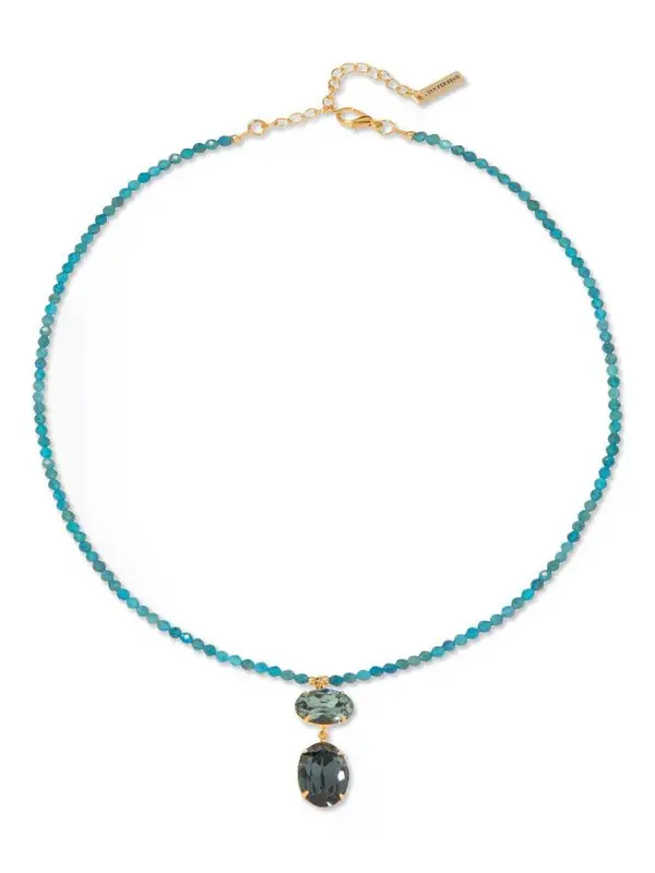 JENNIFER BEHR Freya Beaded Necklace - Blue