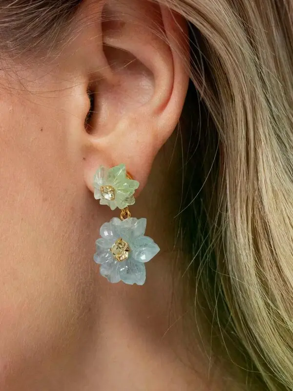 JENNIFER BEHR Hattie Flower Earrings