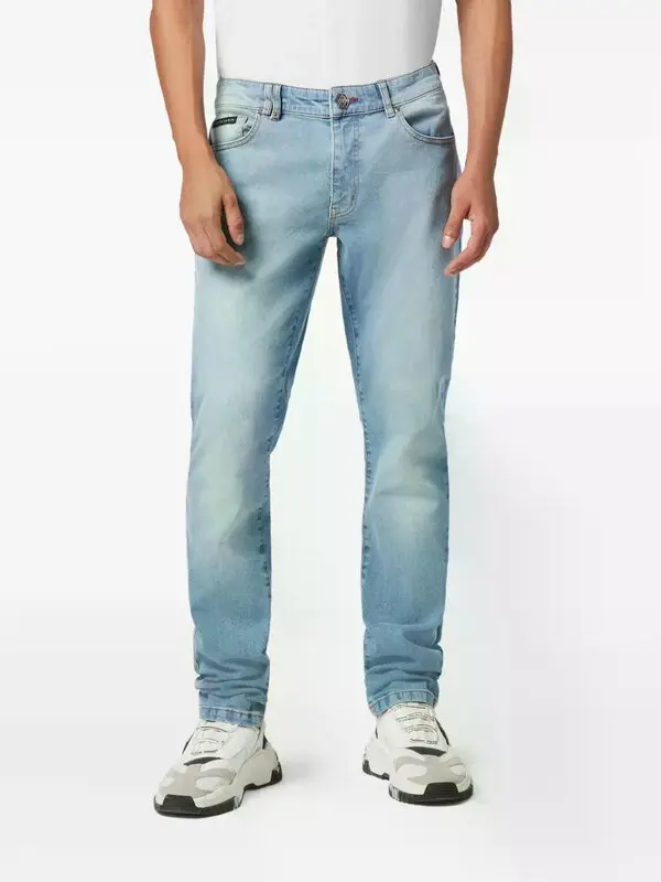 Philipp Plein Logo-plaque Jeans